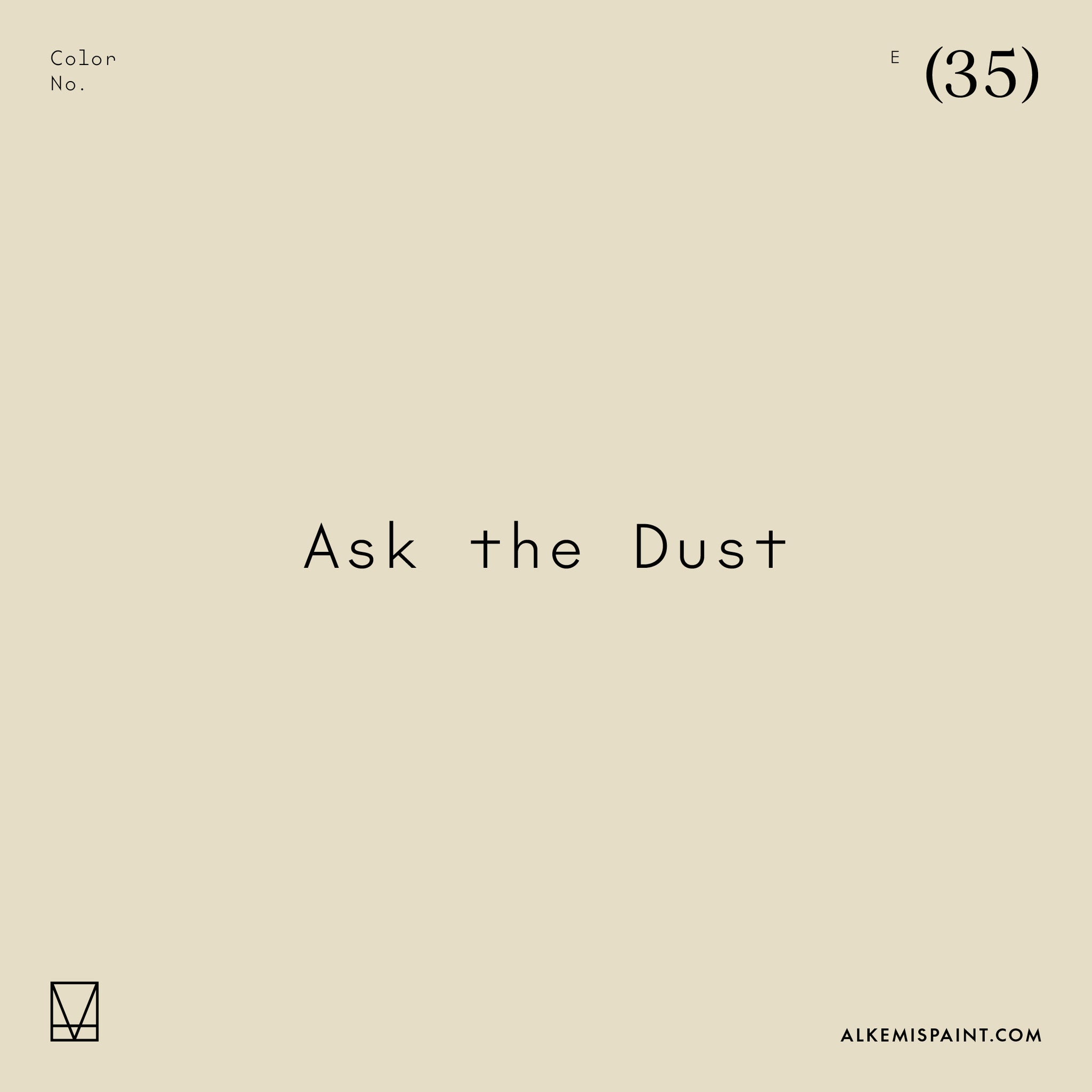 Ask the Dust (35) - Beige Mineral Paint