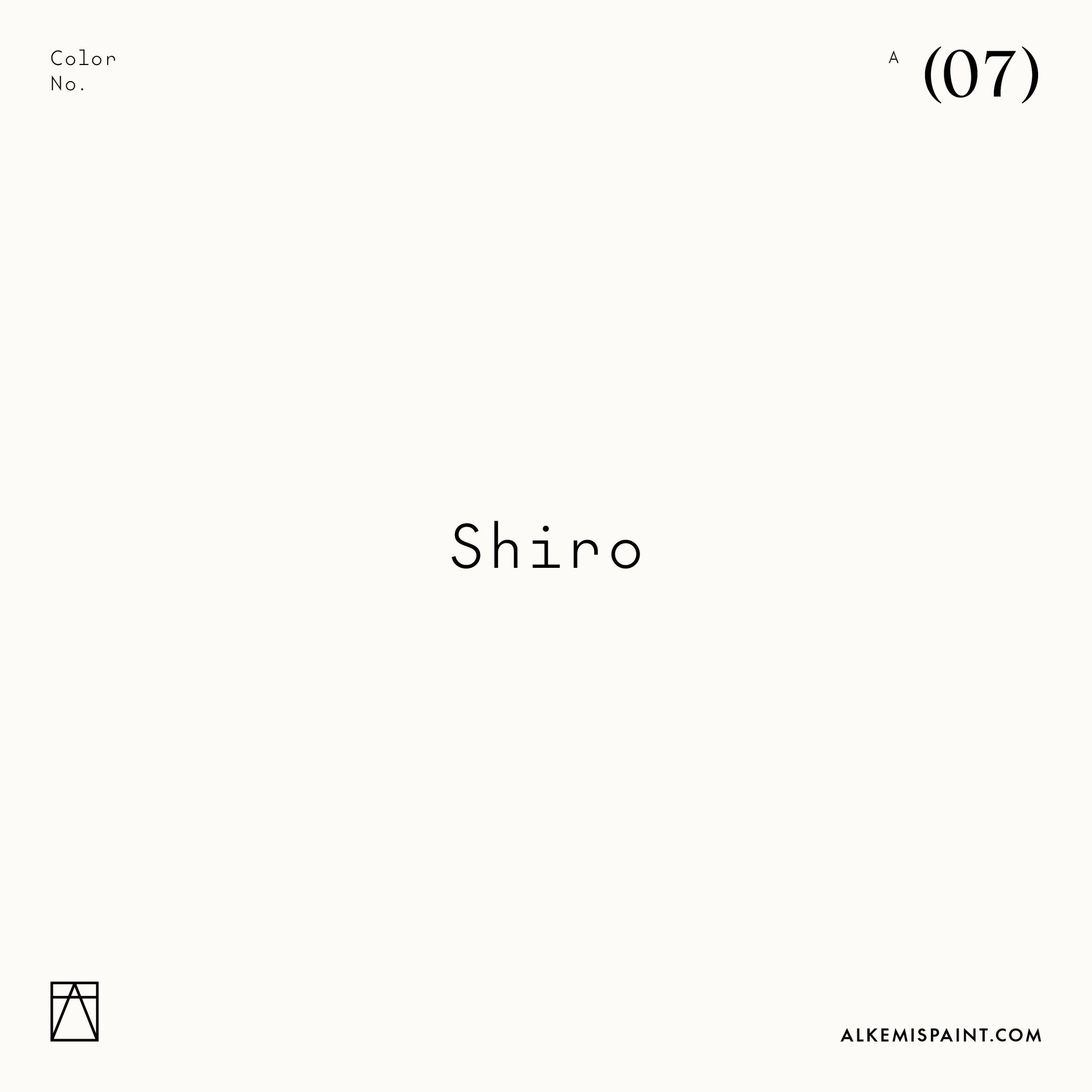 Shiro (07) - White Mineral Paint