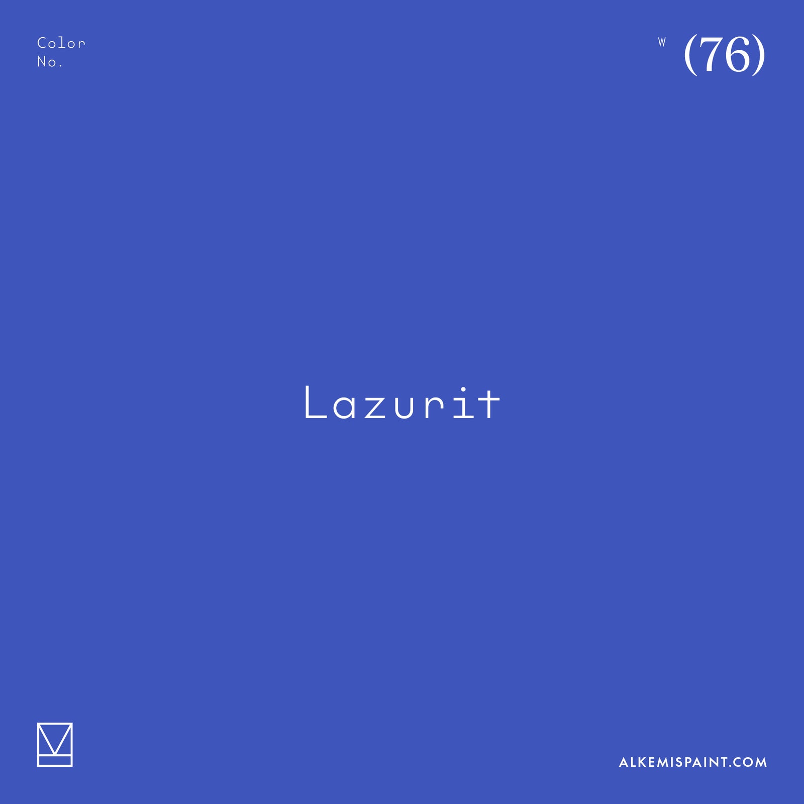 Lazurit (76) - Blue Mineral Paint
