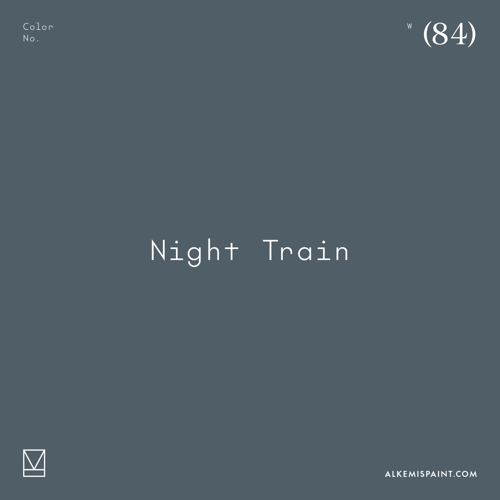 Night Train (84) - Blue Mineral Paint