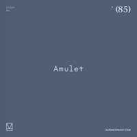 Amulet (85) - Blue Mineral Paint