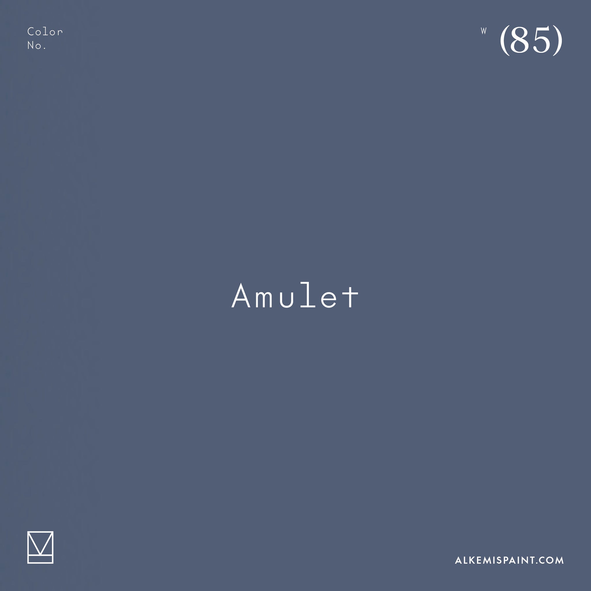 Amulet (85) - Blue Mineral Paint