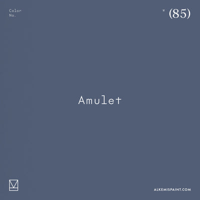 Amulet (85) - Blue Mineral Paint